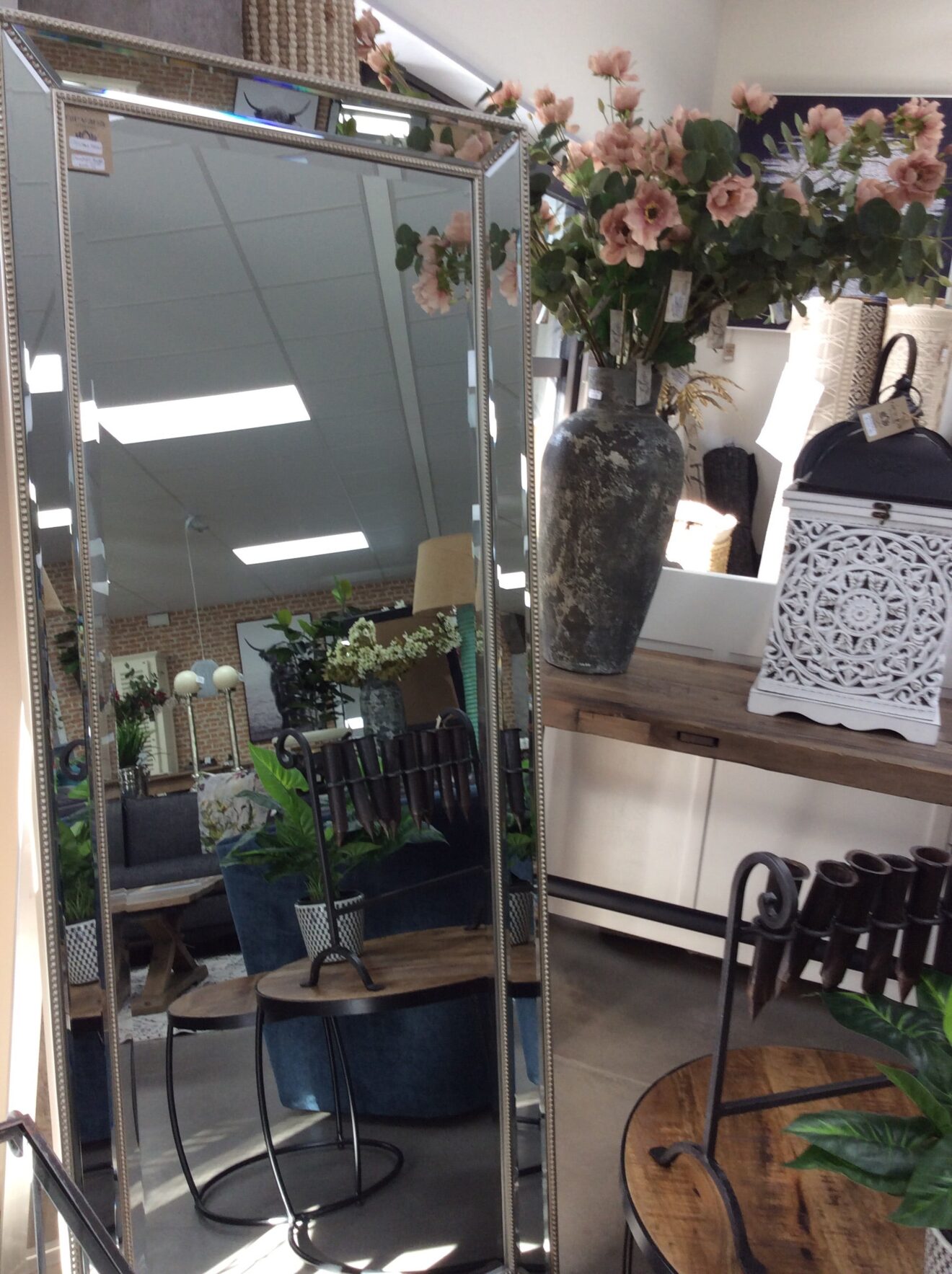 Chevalier Beaded Mirror Champagne – Nirvana Interiors