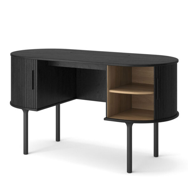 Palliser Desk – Black Oak – Nirvana Interiors